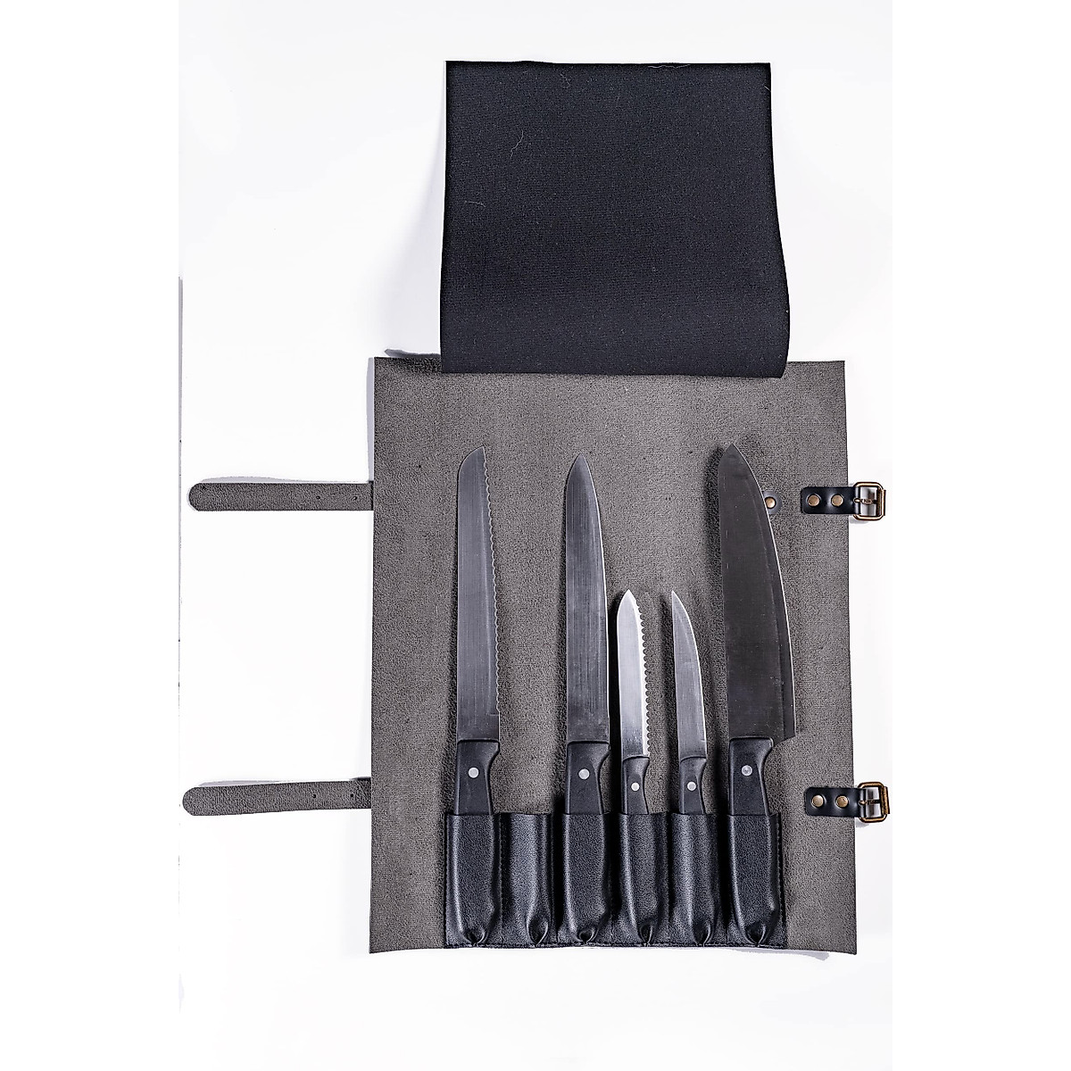 Chefs Professional Knife Roll Bag Durable Safe Knife Roll Knife Carrying Case with Handle Portable Knife Bags For Chefs Knife Roll or Tool Pouch, Knife bag only