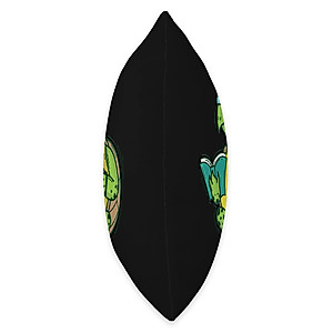 Turtle reptile carapace old Sauropsida Testudines Tortoise Loves Reading and Coffee or Tea Throw Pillow, 16x16, Multicolor