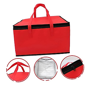 NOLITOY 2pcs Insulation Bags Storage Bag Shopping Non-woven Fabric Outdoor