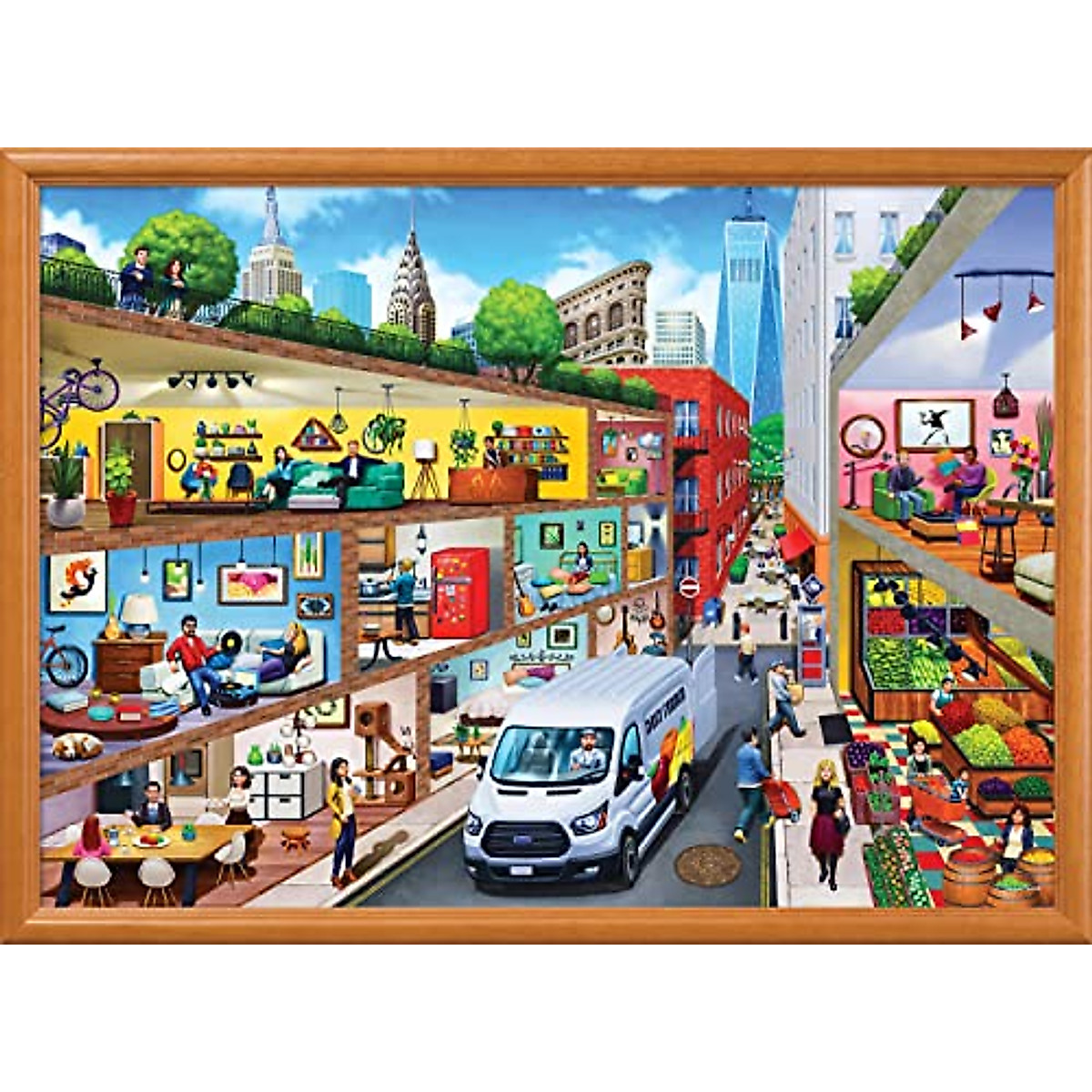 MasterPieces 1000 Piece Jigsaw Puzzle for Adults, Family, Or Kids - City Living - 19.25"x26.75"