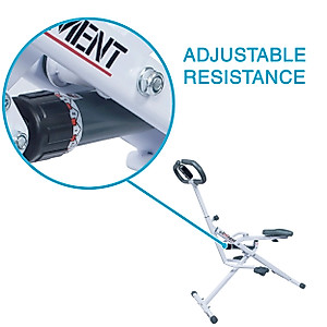 EFITMENT Rower-Ride Squat Machines for Home Exercise Trainer Total Body Abs and Glutes Butt Assist Db Method Upright Workout Rowing Machine - SA022