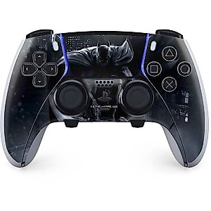 Skinit Gaming Decal Skin Compatible with PS5 DualSense Edge Pro Controller - Officially Licensed Warner Bros Batman Smoke Design