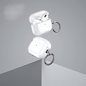 for Airpods Pro 2 Case，for Airpods Pro 2 Cases Wireless Earphone Protective Case Soft Silicone Headphones Cover Portable Ear Buds Protection (Transparent)