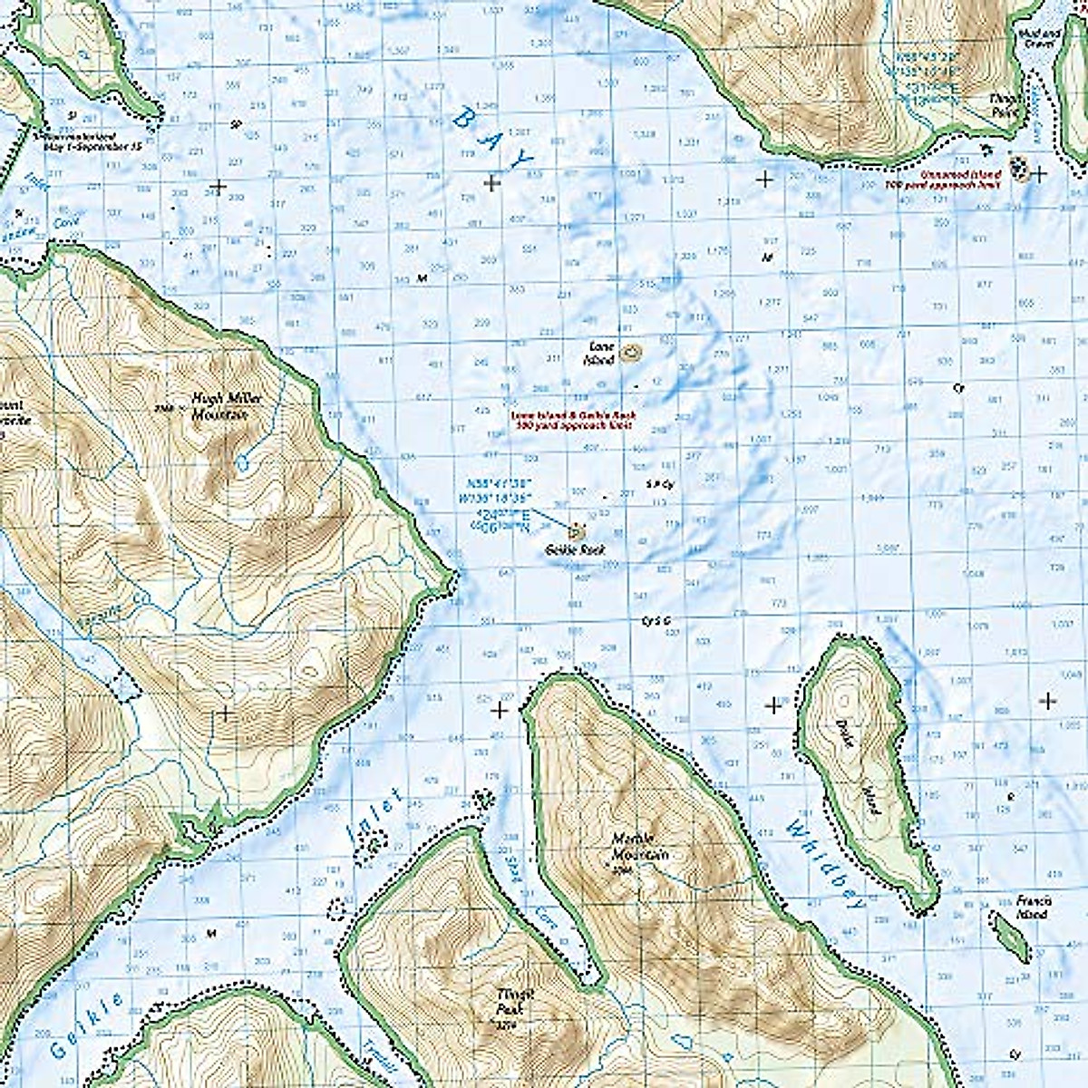 Glacier Bay National Park and Preserve Map (National Geographic Trails Illustrated Map, 255)