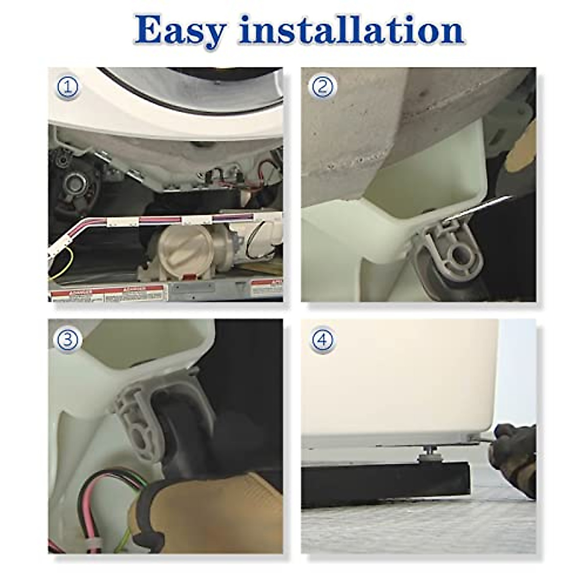 W10822553 8182812 Washer Shock Absorber Replacement for Amana Kenmore Whirlpool Duet Shock Absorbers Replace W10015830 W10261477 W10822553VP AP5985209 PS11723173 (4 Pack) 5-YEARS WARRANTY