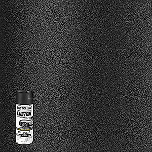 Rust-Oleum 323354-6PK Automotive Custom Lacquer Spray Paint, 11 oz, Metallic Black Stainless Steel, 6 Pack