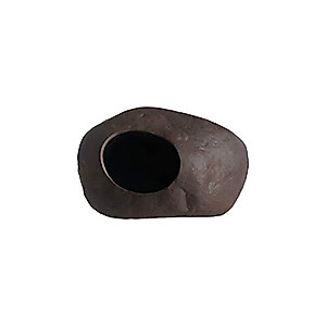 Mairuker Ceramic Fish Tank Decorations,Betta Cave Rock,Shelters Small Hiding Cave for Fish Betta Shrimp Cichlid Bonsai Play