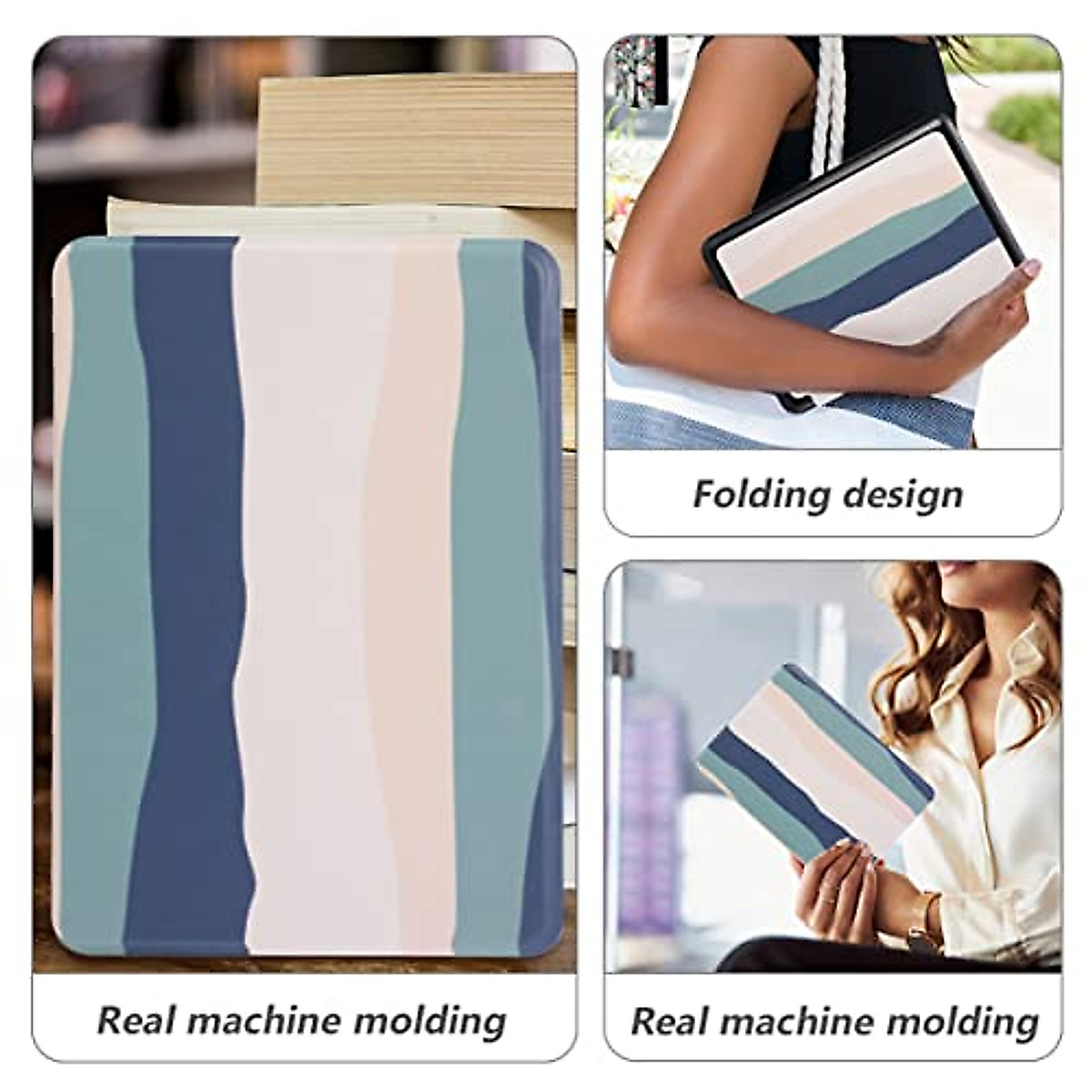 SOLUSTRE Ereader 2pcs Ebook Green Resistant Pattern Paperwhite Shell Cover Reader Feature Case E- Book E- Reader Rainbow Compatible Dirty- Auto Case- for E- Wake Light E Reader E Reader