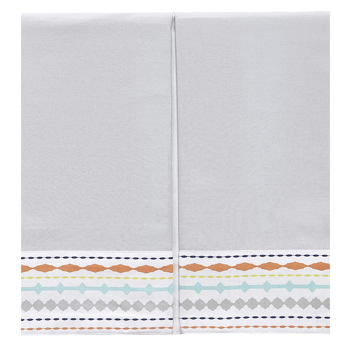 Wendy Bellissimo 4pc Nursery Bedding Baby Crib Bedding Set - Elephant Crib Bedding from The Sawyer Collection in Grey and Turquoise