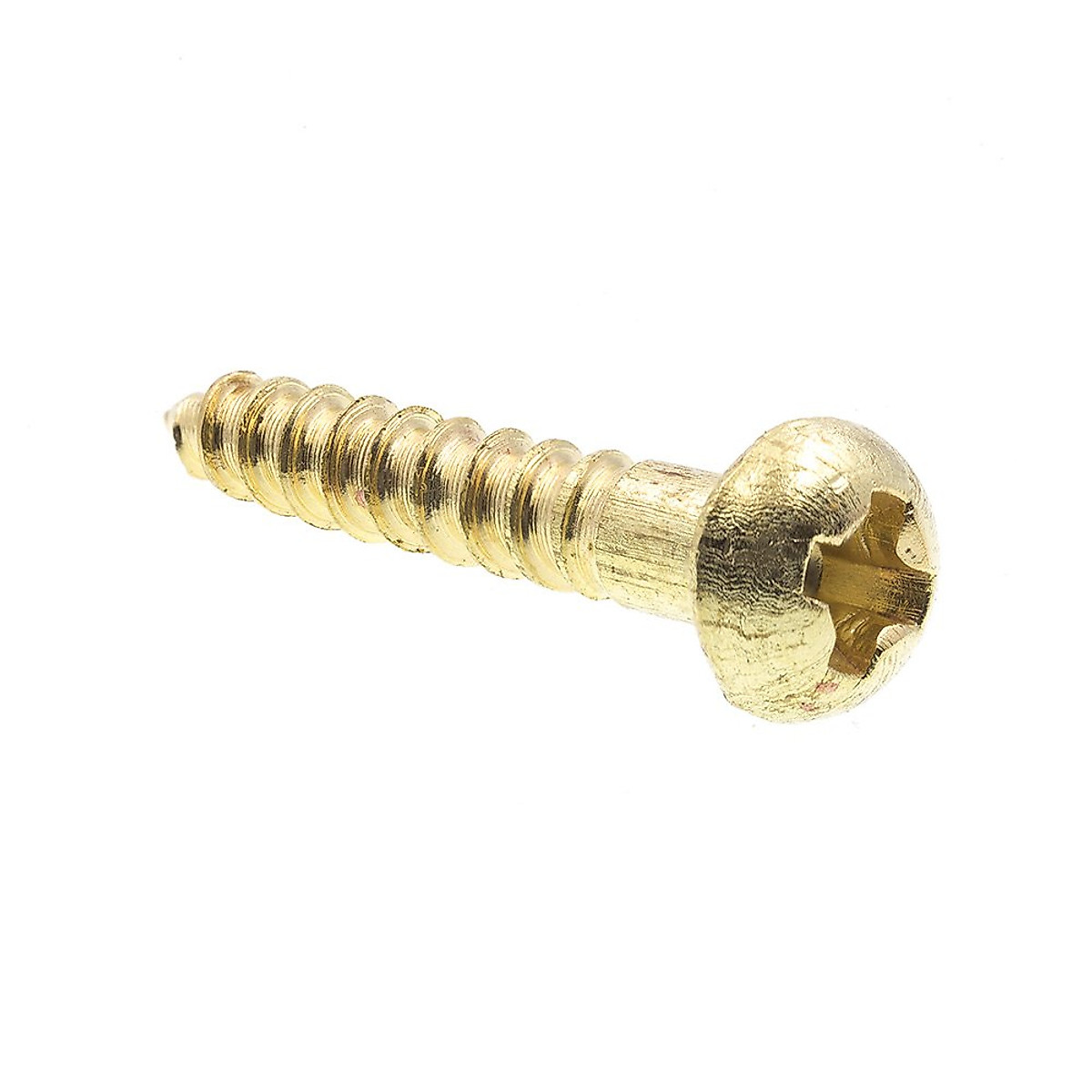 Prime-Line 9206853 Wood Screws, Round Head, Phillips Drive, #2 X 1/2 In., Solid Brass (25 Pack)