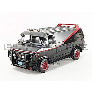 Greenlight 1/18 Hollywood The A-Team 1983-87 TV Series 1983 GMC Vandura Diecast Model Car #13521, Multi