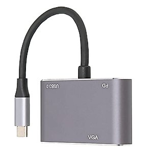 USB Hub, Easy to Use 4 in 1 Silver 4 in 1 Adapter for Keyboard for Mouse for Laptops for Phones