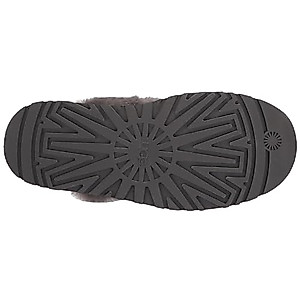 UGG Women's Disquette Slipper, Charcoal, 6