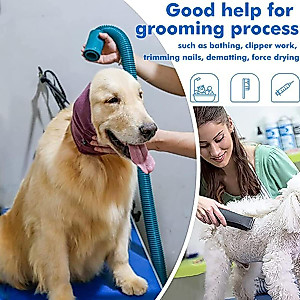 Quiet Ears Covers for Dogs 3pcs,Dog Snoods Ear Covers for Noise,Grooming and Force Drying Miracle Tool for Anxiety Relief & Calming Dogs(Grey+Pink+Purple)