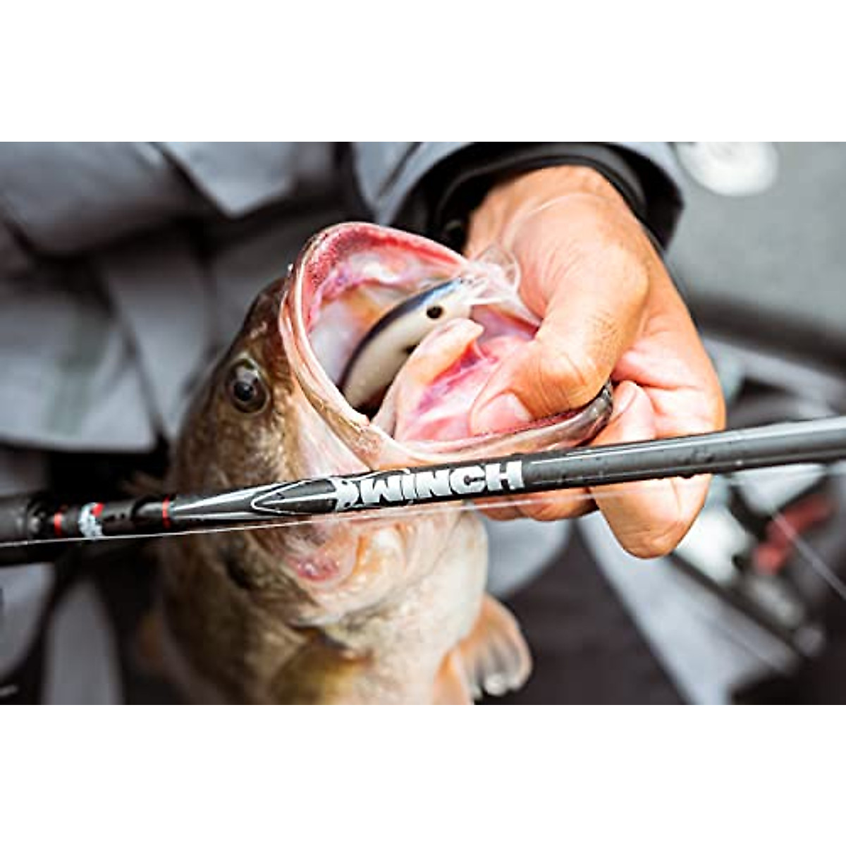 Abu Garcia Winch Casting Fishing Rod, Black, 7' - Medium Heavy - 1pc