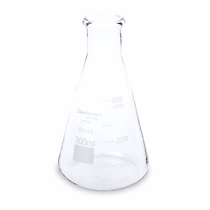 Cole-Parmer Laboratory Glass Erlenmeyer Flask, 5000 mL (8 pack)