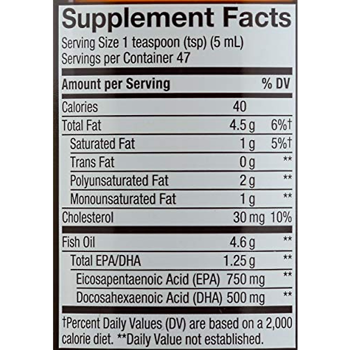 Nature’s Way Ultra Pure Omega3 Liquid Fish Oil Supplement, Grapefruit Tangerine Flavor, 8 Fl Oz