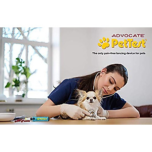 PetTest Sterile Twist Top Lancets 21G for Dogs and Cats for use with PetTest Diabetes Glucose Monitoring System (50 Lancets)