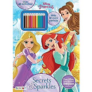 Disney Princess Official Activity Book with Mini Pencils 45648 Bendon