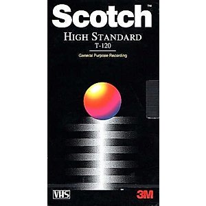 Scotch High Standard T-120 Blank VHS Tape