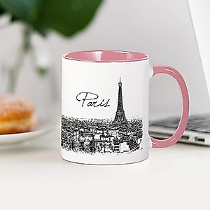 CafePress Paris Mug (Tour Eiffel) Ceramic Coffee Mug, Tea Cup 11 oz