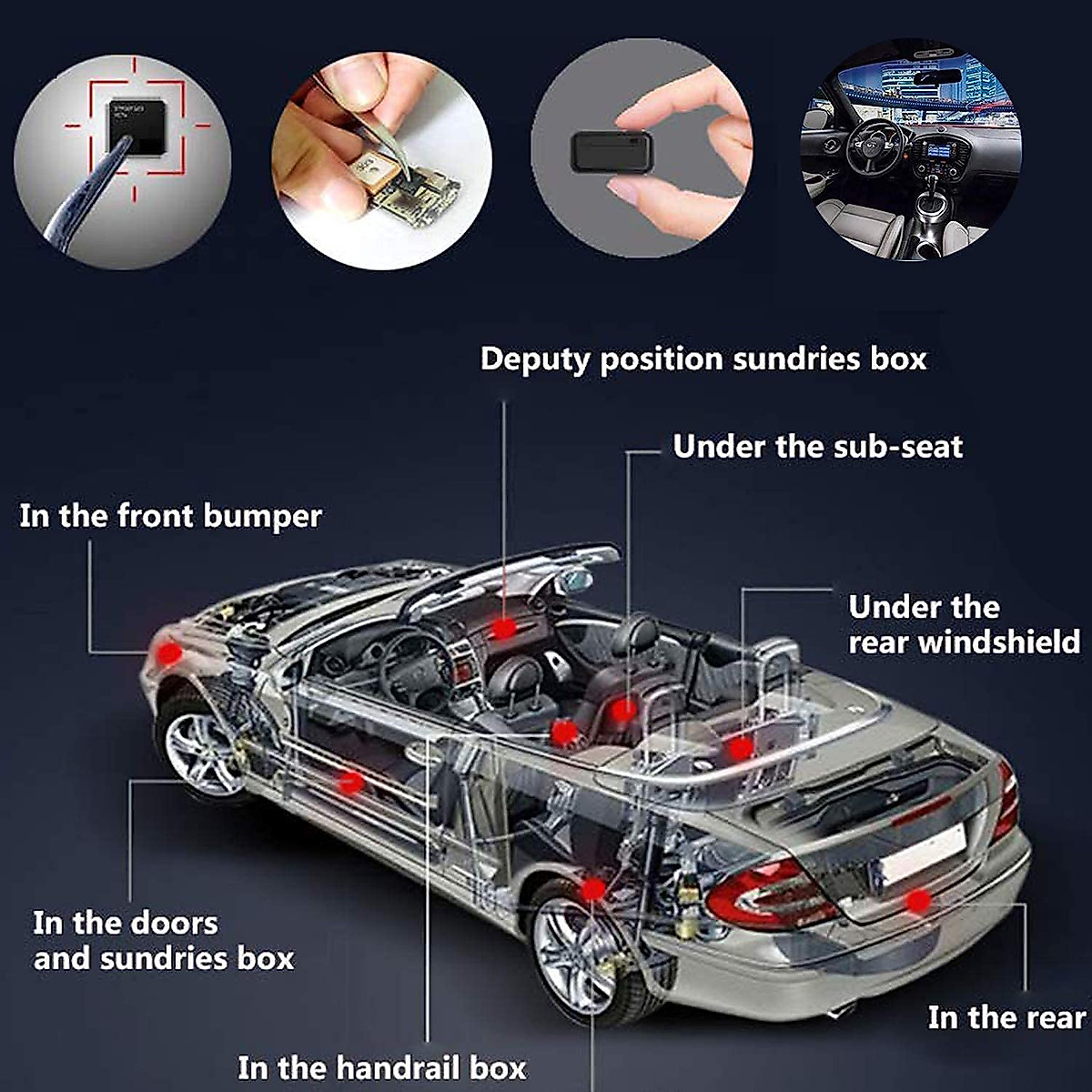 Hidden Camera Bug Detector Upgraded 2022 Newest Anti Spy Detector with LCD, RF Signal Wireless GPS car Tracker Eavesdropping Device Finder with Extra AI Function, GSM,MAZEBLITZ