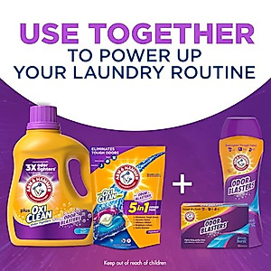 Arm & Hammer Plus OxiClean Odor Blasters Fresh Burst, 77 Loads Liquid Laundry Detergent, 100.5 Fl oz