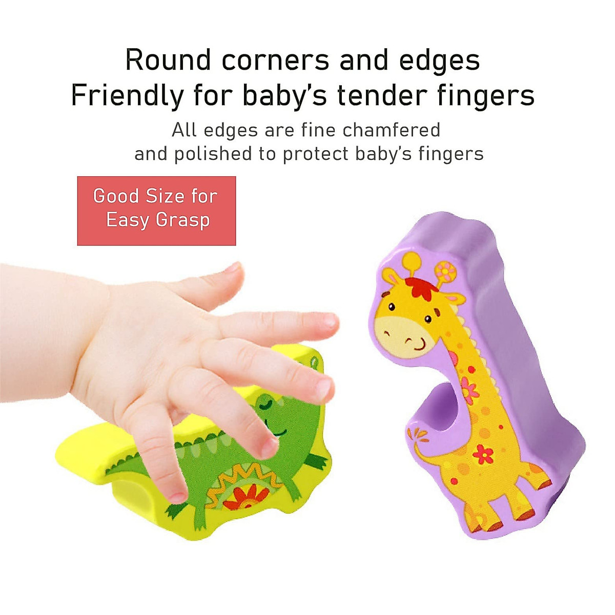 Montessori Toy for 3 4 5 6 Years Old Animal Wooden Building Blocks Staking, Animal and Noah Boat Balancing Game, STEM Preschool Educational Toys, Gift for Kids