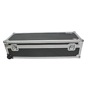 ProX XS-UTL12W ATA Utility Flight Travel Heavy-Duty Storage Road Case with Low Profile Wheels – 41"x11"x14" Exterior