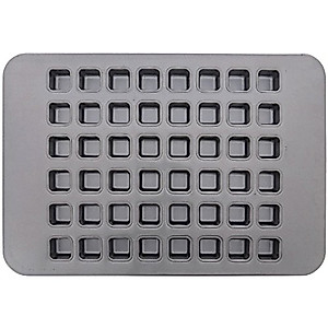 Chicago Metallic 42865 Brownie Bites 18" x 26" Pan with 8 Rows of 6