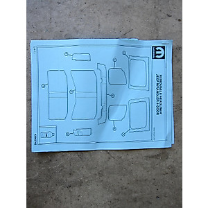 Jeep Wrangler JL 4 Door Headliner Insulation Kit Mopar OEM