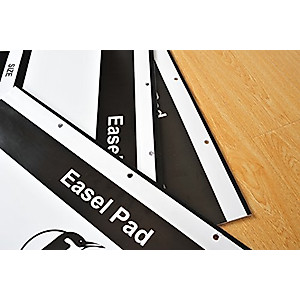 Easel Pad 23x32" - 3 Pack (75 Sheets) - Flip Chart Paper, 25 Sheets/Pack, Plain White, Poster Flipchart 100 gsm - Large Drawing Pad for Teachers, Kids, Classroom, Office, Craft, Art, Presentation
