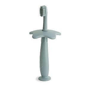 mushie Star Toddler Training Toothbrush (Cambridge Blue)