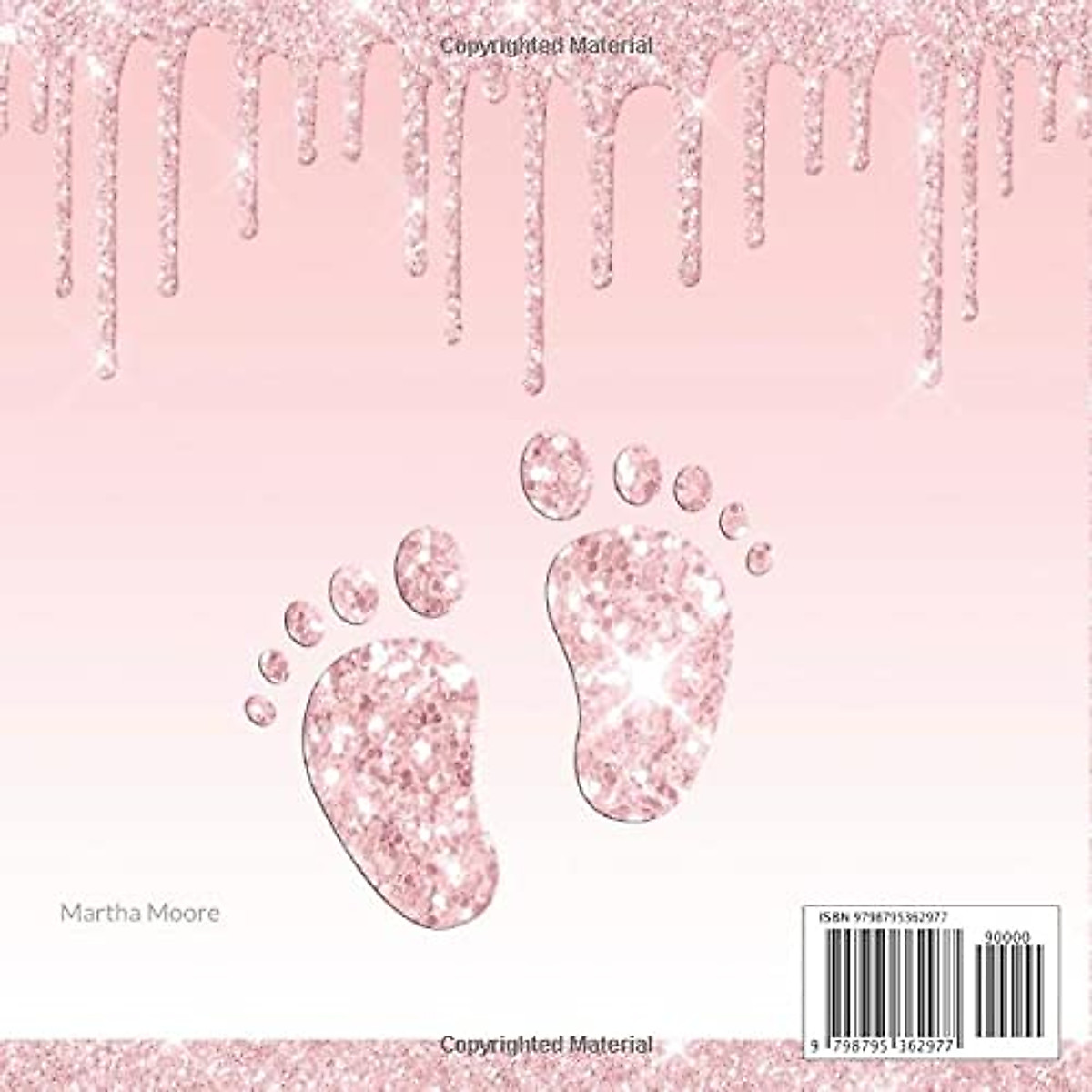 Baby Shower Guest Book: Pink Glittery Style Alternative Theme For Guests To Sign In With Personalized Address Space, Write Predictions, Messages and ... List and Create a Memorable Keepsake