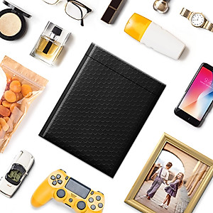 Metronic 100 Pack Bubble Mailer 6x10 Inch, Self-Seal Padded Envelopes, Waterproof Bubble Envelopes Cushioning Poly Bubble Mailer for Mailing, Shipping Small Business Supplies Valentine's Day Packaging