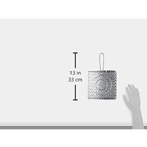 Ibili Classica Foldable Tin Plate Bread Toaster Camping Cookware, Ideal For Use On Gas Flame - Made in Spain - 20cmx20cm - 7.8"x7.8"