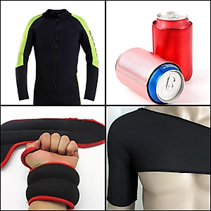 Lychee 2.5mm Black Neoprene Fabric Waterproof Wetsuit Fabric Stretch