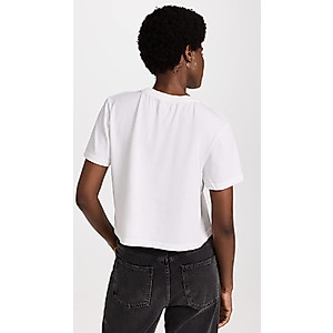 DL1961 Women's Essential Tee, White, S