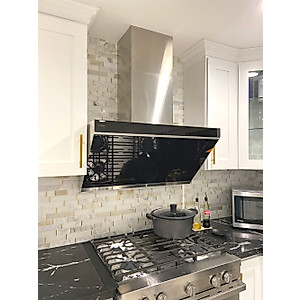 FOTILE Adjustable Decorative Chimney Cover-8' Ceiling Applied-JQG7501,JQG7522,JQG7505,JQG9001 Range Hoods, Stainless Steel