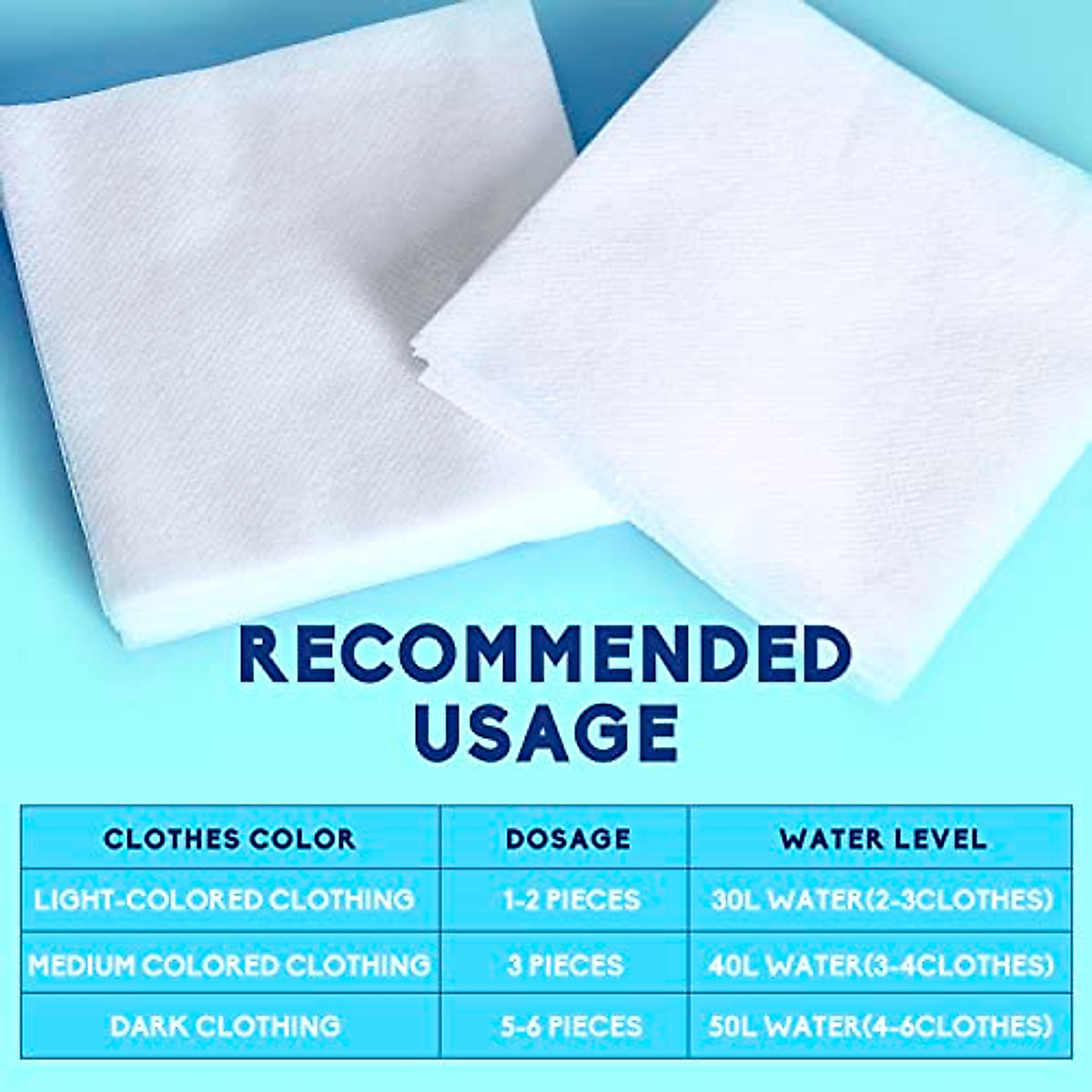 Xcleen Color Absorber for Laundry-Protect Your Clothes from Color Bleed and Stains-40 Count