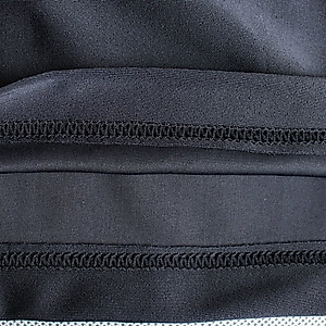 Muscle Alive Mens Bodybuilding Shorts Tights Polyester and Spandex Size M Plain Black