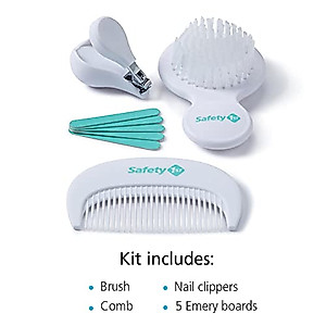 Safety 1st Deluxe Healthcare & Grooming Kit, Pyramids Aqua, Pyramids Aqua, One Size