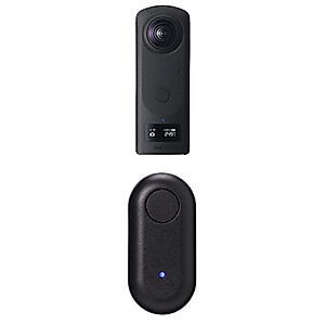 RICOH Theta Z1 51GB Black 360° Camera,CMOS sensors,Increased Internal Memory with RICOH Remote Control TR-1 for Theta - Compatible Models. Ricoh Theta Stick Included. HDR, Fast Wireless Transfer