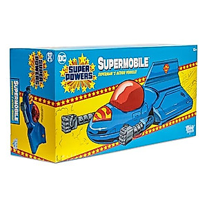 McFarlane Toys, DC Multiverse, 5-inch DC Super Powers Supermobile Action Figure Vehicle Compatible with 5-inch Figures, Collectible DC Retro 1980’s Super Powers Line Figure – Ages 12+