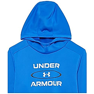 Under Armour Boys ArmourFleece Graphic Hoodie , (486) Versa Blue / / Black , Youth X-Large