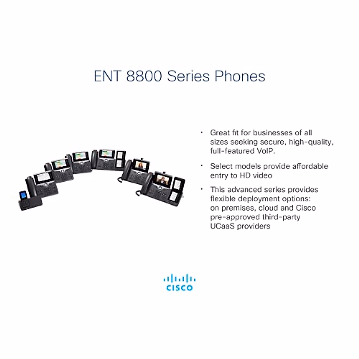 Cisco 8841 VoIP Phone (Power Supply Not Included)