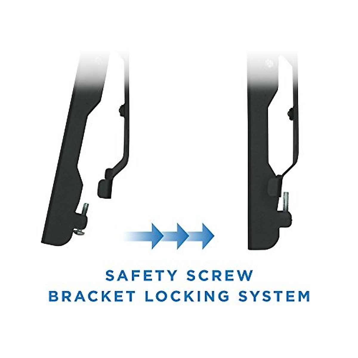 Mount-It! Slim Tilting TV Wall Mount Bracket for 32-55 Inch Samsung, Sony, Vizio, LG, Sharp TVs with Low Profile Design up to VESA 600x400mm, Black