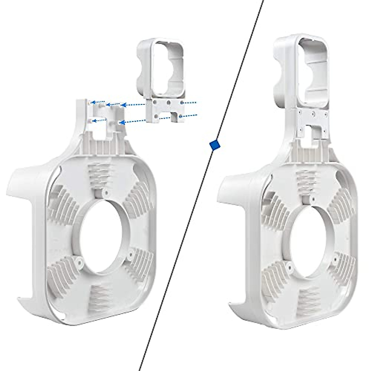 STANSTAR Wall Mount for Eero Pro 6, Sturdy Wall Mount Holder, Space Saving, Cord Management Wall Mount for Eero Pro 6 tri-Band Mesh Wi-Fi 6 System, Without Messy Wires.(3Pack)