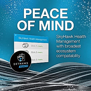 SEAGATE ST4000VX007 Skyhawk 4TB Surveillance Hard SATA 6Gb/s 64MB Cache 3.5-Inch Internal Drive-Frustration Free Packaging (ST4000VXZ07) Mechanical Hard Disk