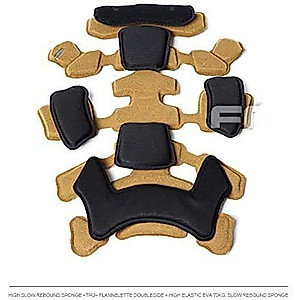 H World Shopping Tactical Outdoor Combat Comfort Protective Internal Fast Maritime Helmet Cushion Memory Foam Protective Mat